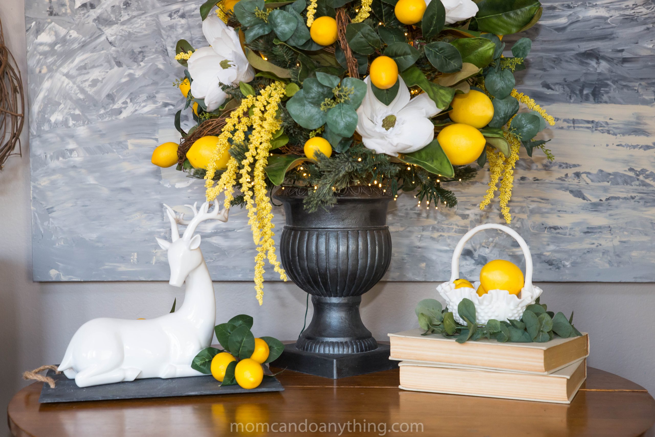 Lemon Tree Spring Decor - Mom Can Do Anything